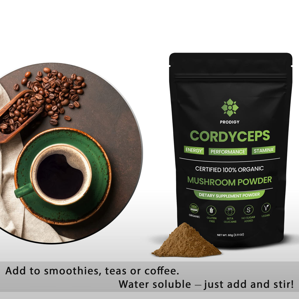 Mushroom powder for athletic performance
