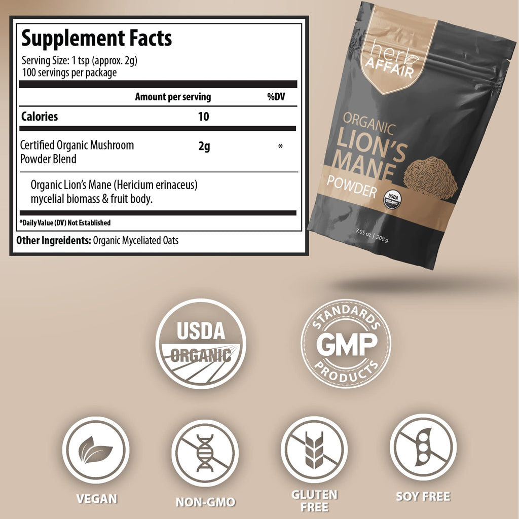 mushroom powder for cognitive support