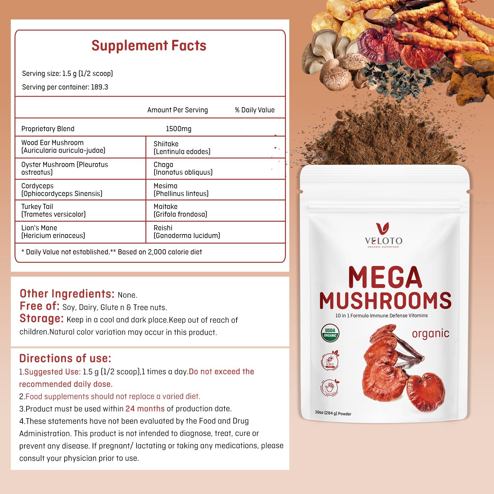mushroom powder for cooking