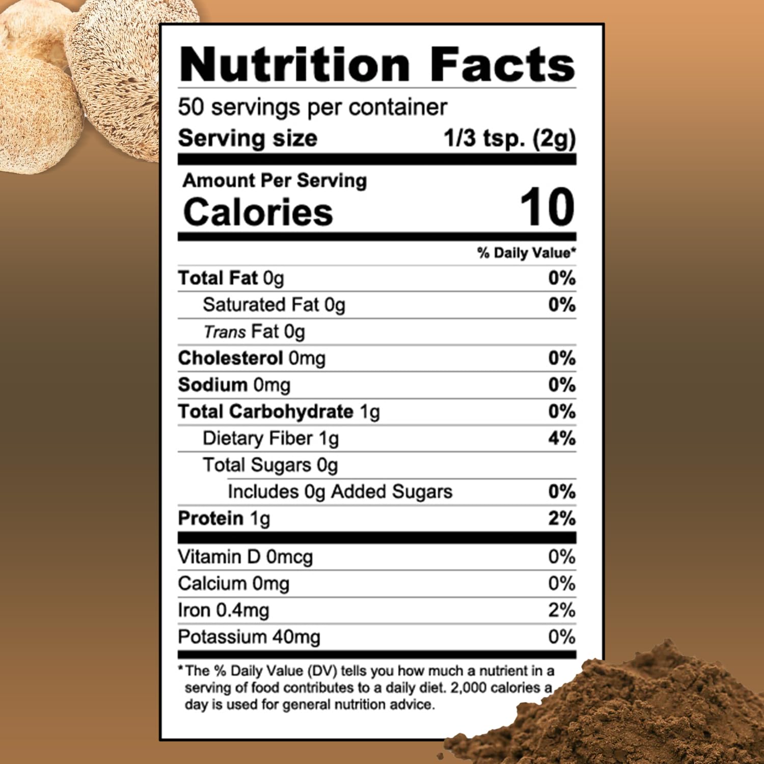 mushroom powder for daily energy