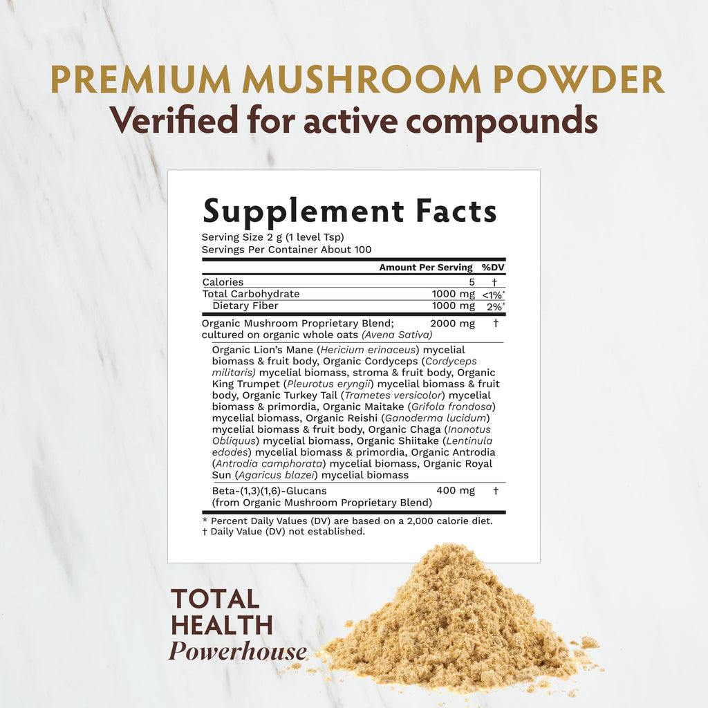 mushroom powder for daily health