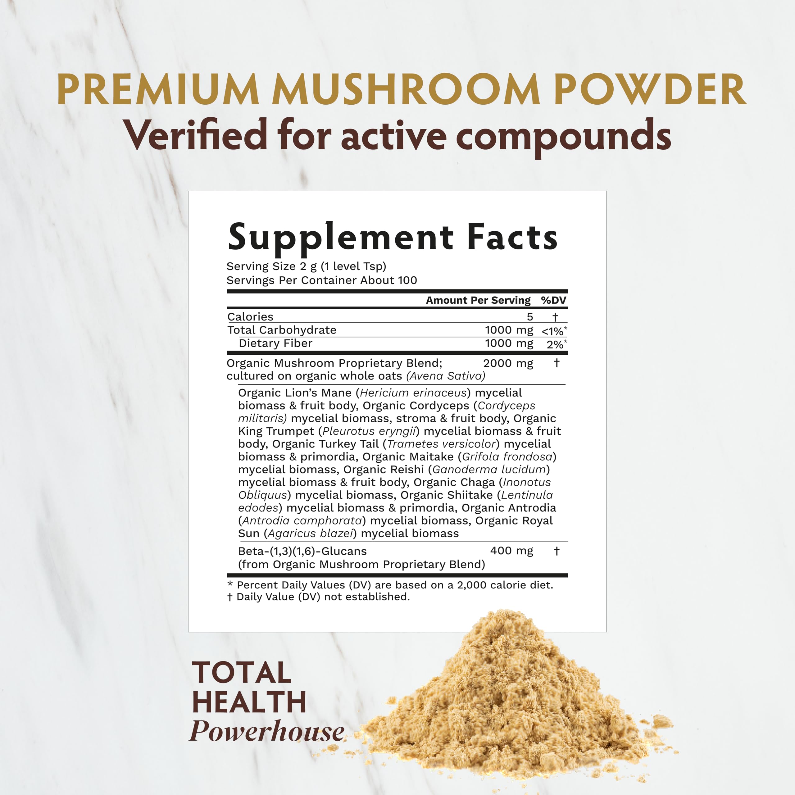 mushroom powder for daily health