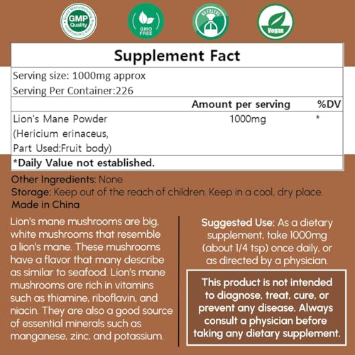 mushroom powder for daily nutrition