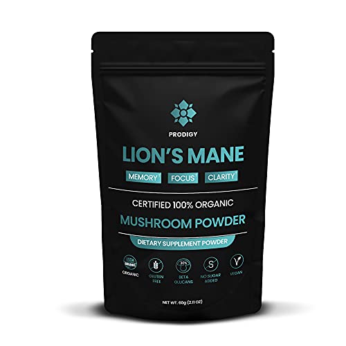 Mushroom powder for enhanced focus