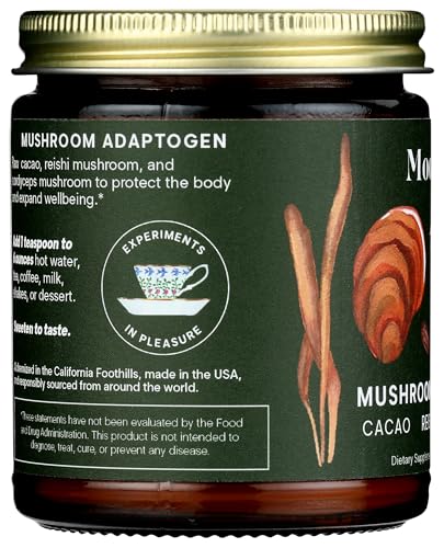 Mushroom powder for enhanced focus