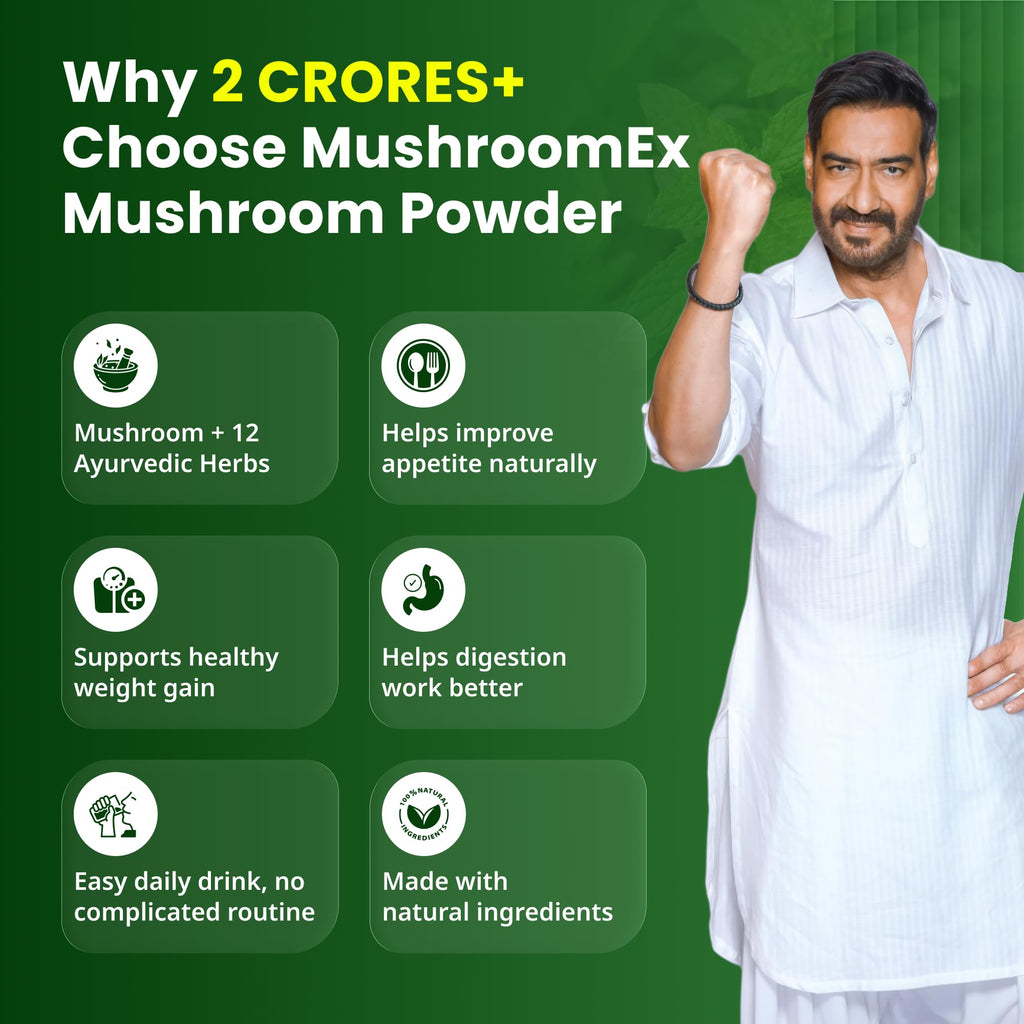 mushroom powder for enhanced focus