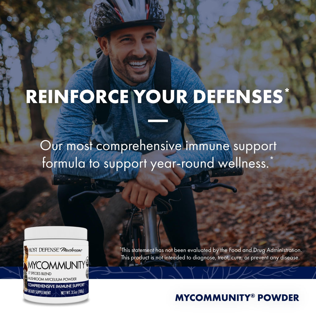 Mushroom powder for enhanced vitality