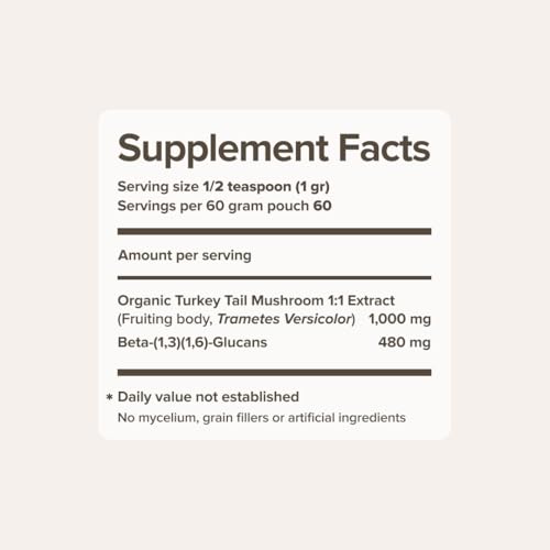 Mushroom powder for gut health