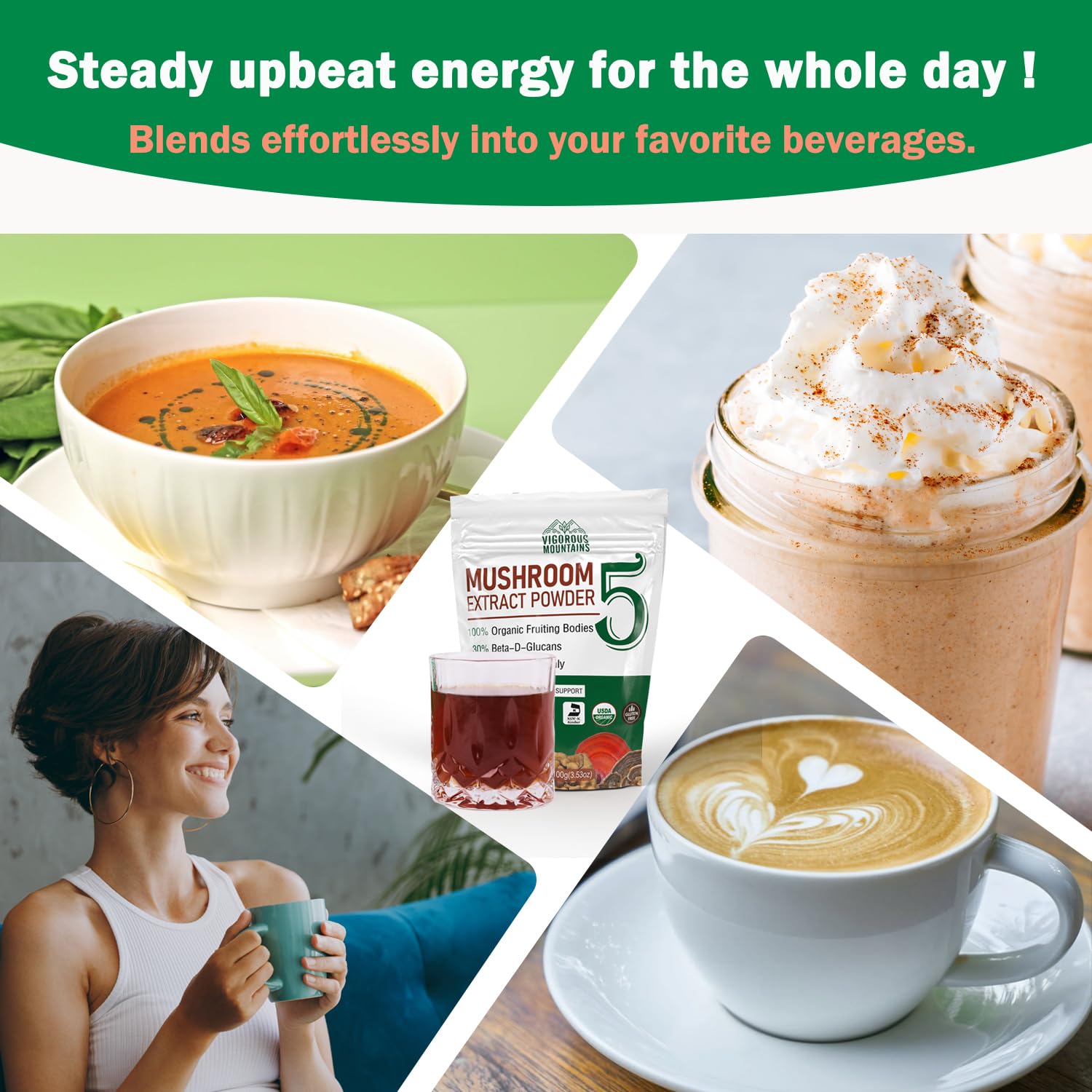 mushroom powder for healthy lifestyle