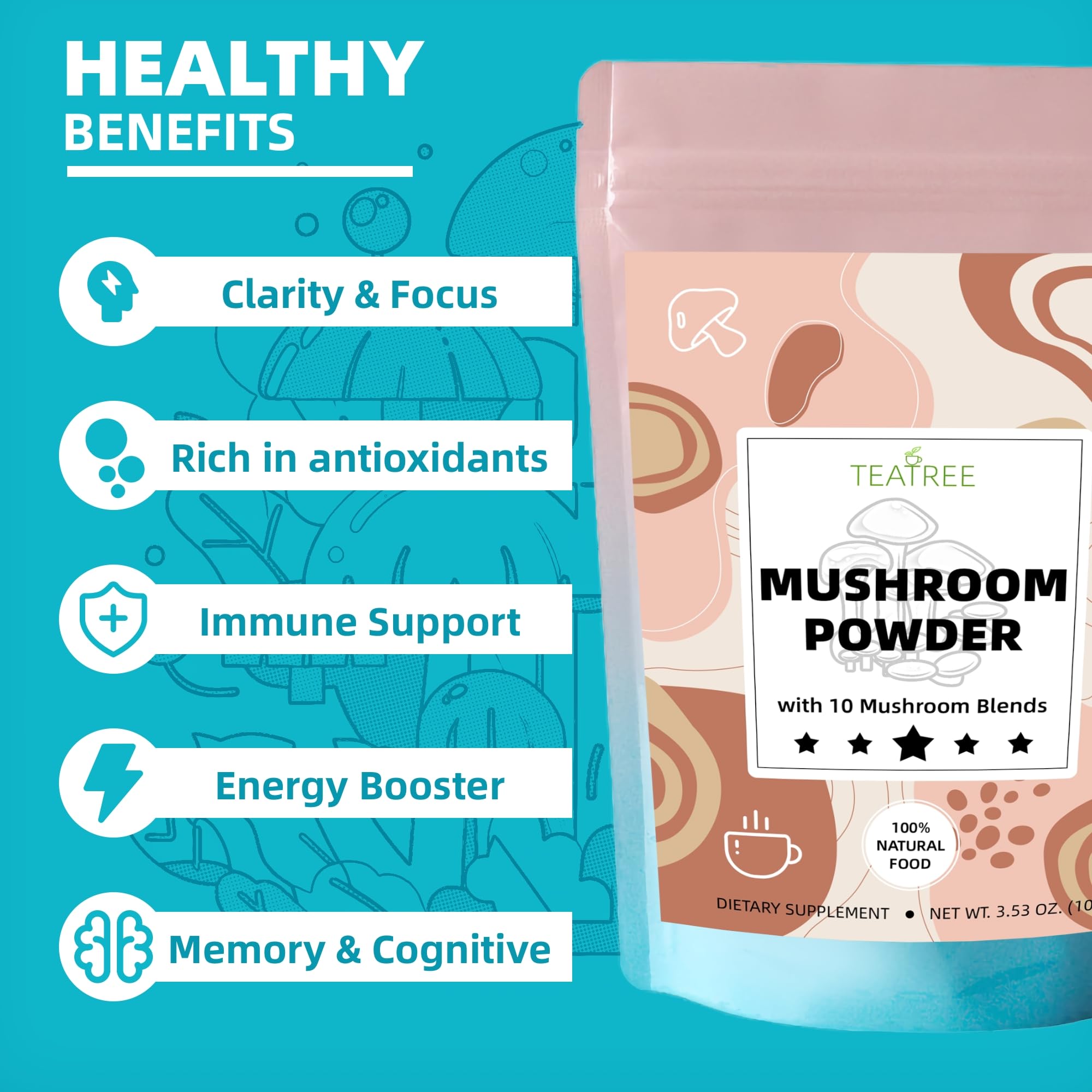mushroom powder for holistic health