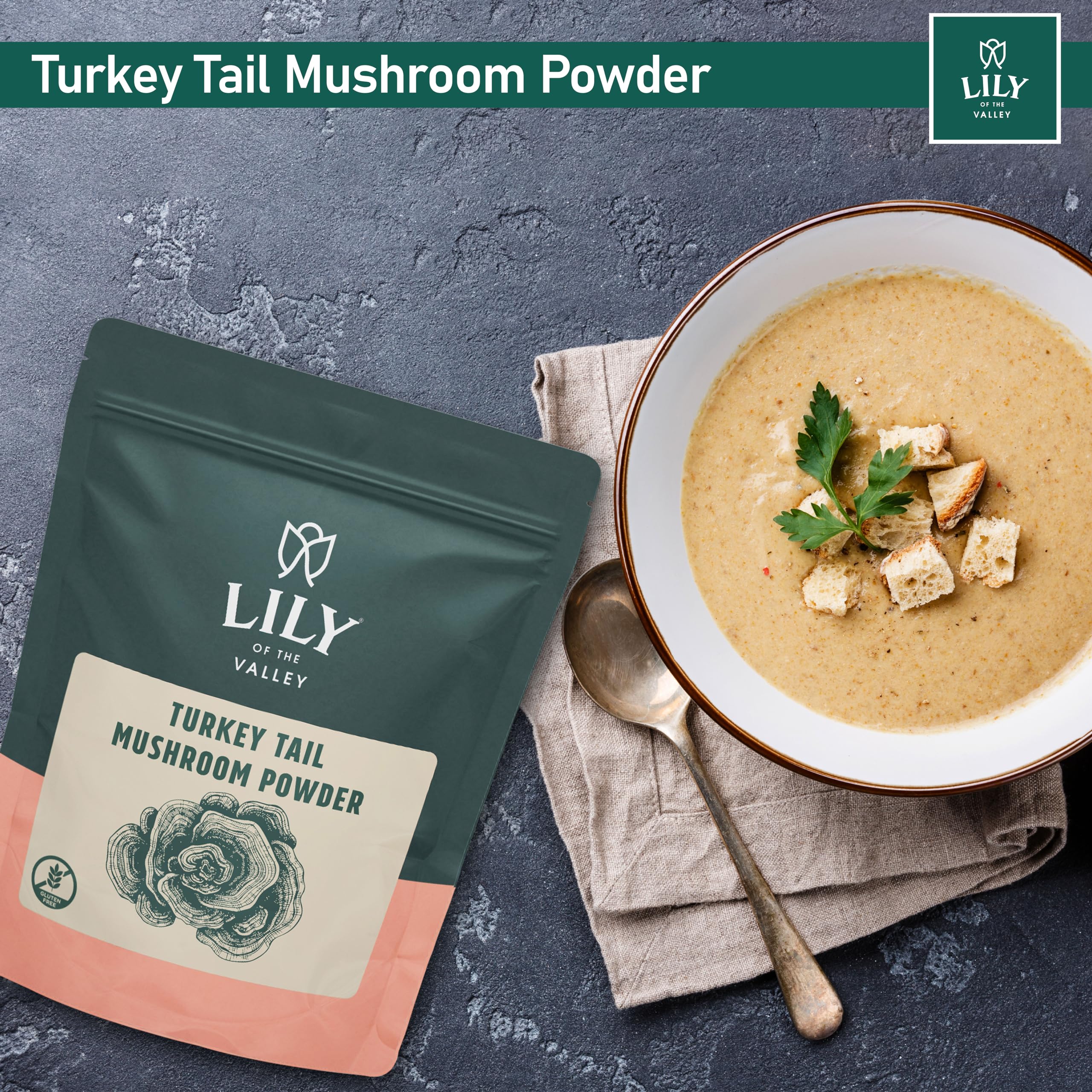 Mushroom powder for immune support