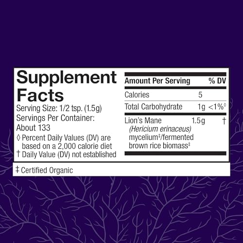 Mushroom powder for immune support