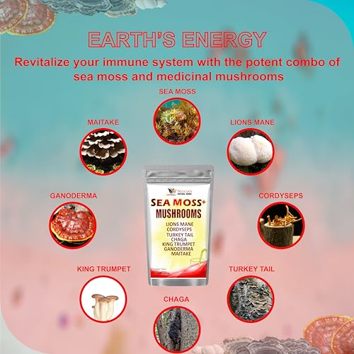 Mushroom powder for immune support