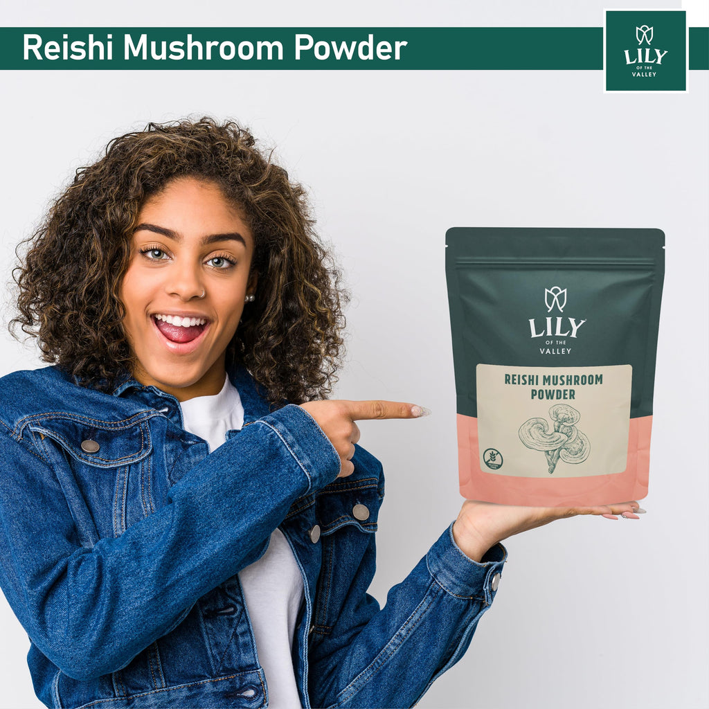 Mushroom powder for natural immune support