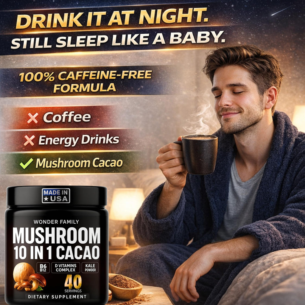 mushroom powder for nighttime calm