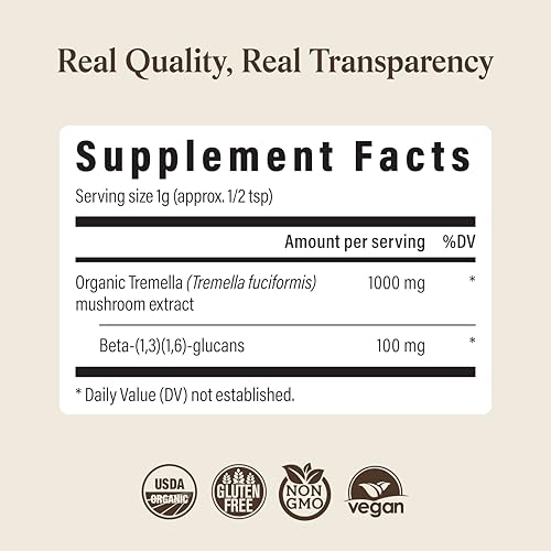 Mushroom powder for overall vitality