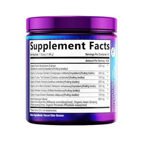 mushroom powder for overall wellness