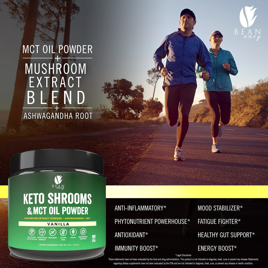 Mushroom powder for smoothies and shakes