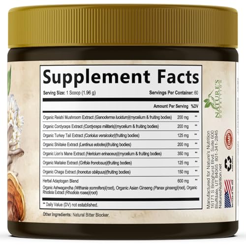 mushroom powder for stress management