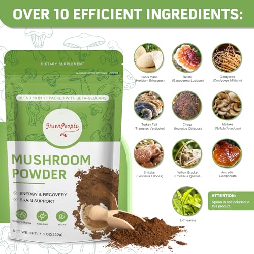 mushroom powder for stress relief