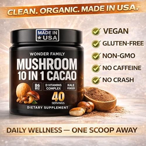 mushroom powder for stress relief