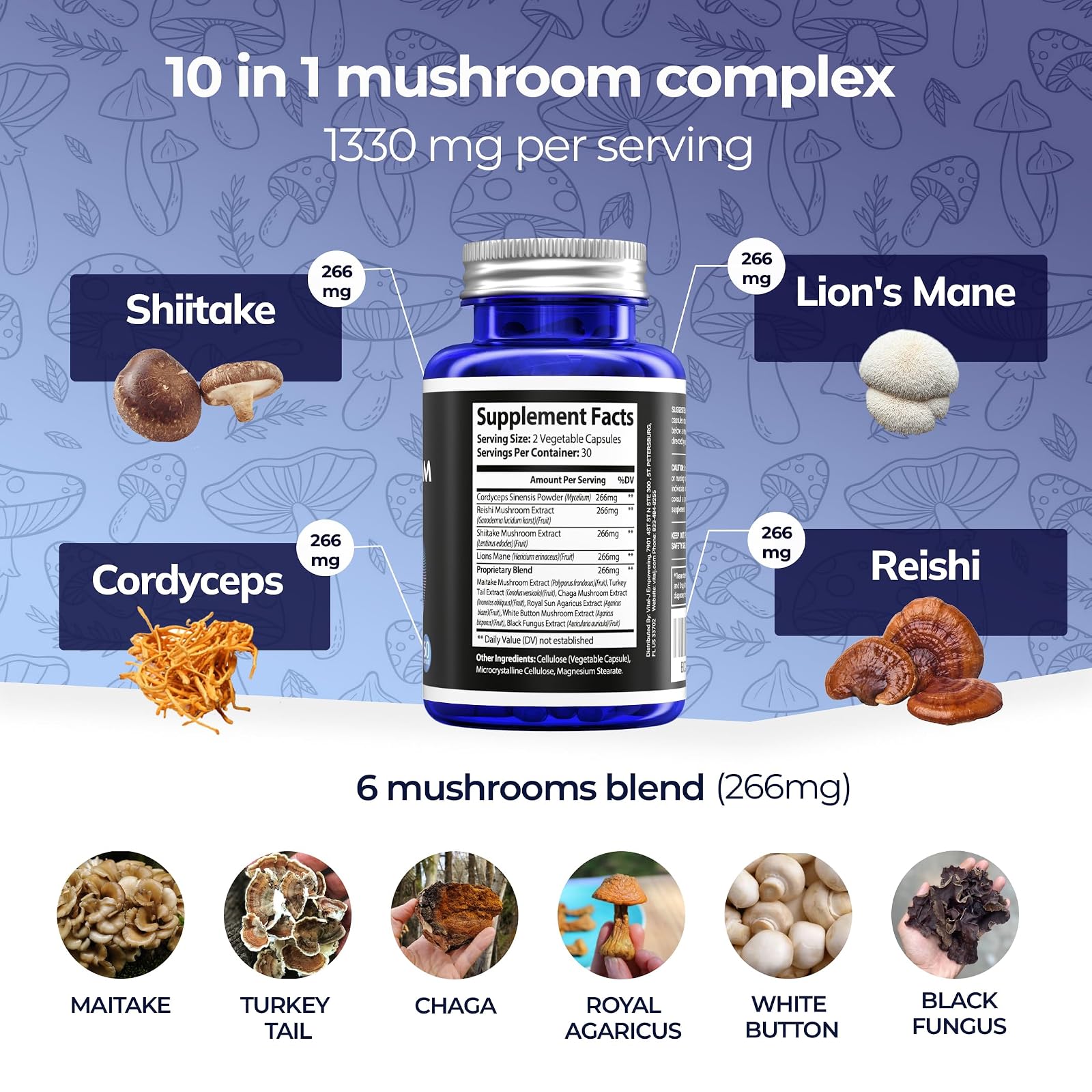 Mushroom Power immune support formula