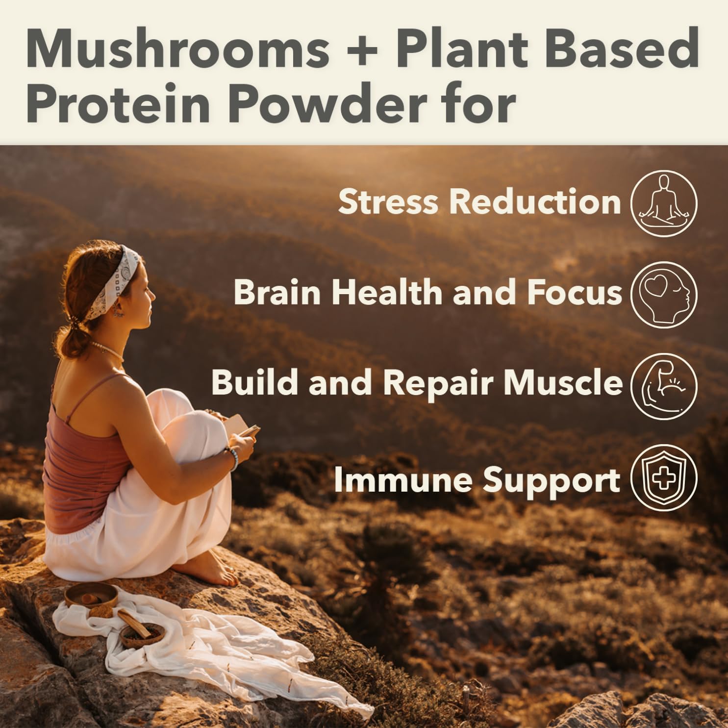 mushroom protein powder for smoothies