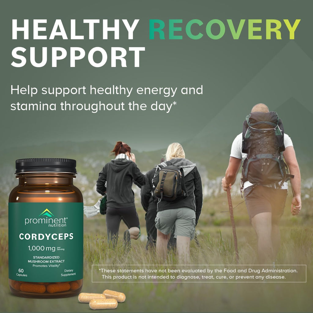 Mushroom supplement for active lifestyle