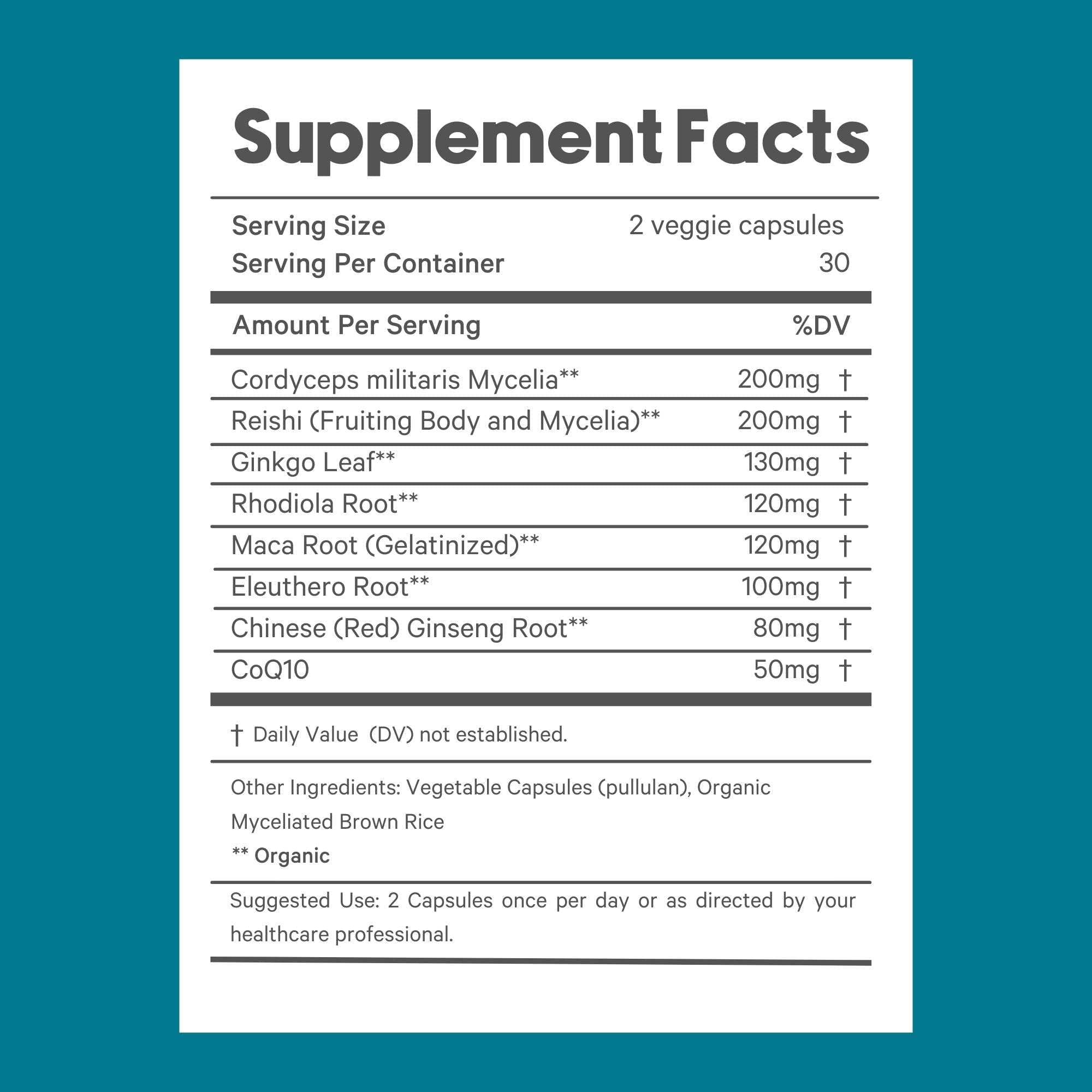 mushroom supplement for active lifestyle