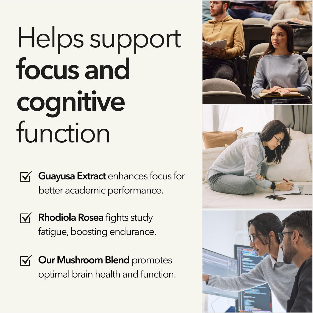 Mushroom supplement for active lifestyles