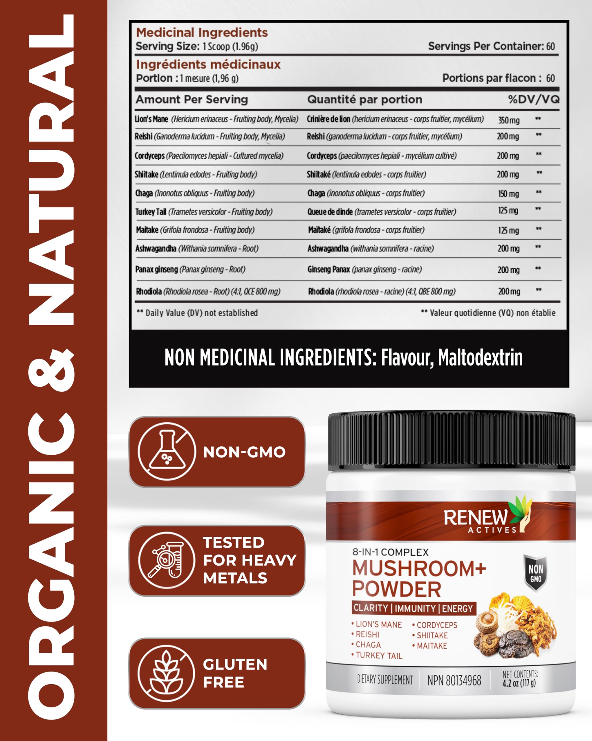 mushroom supplement for better focus