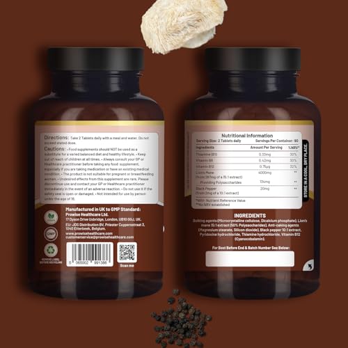 Mushroom supplement for brain health