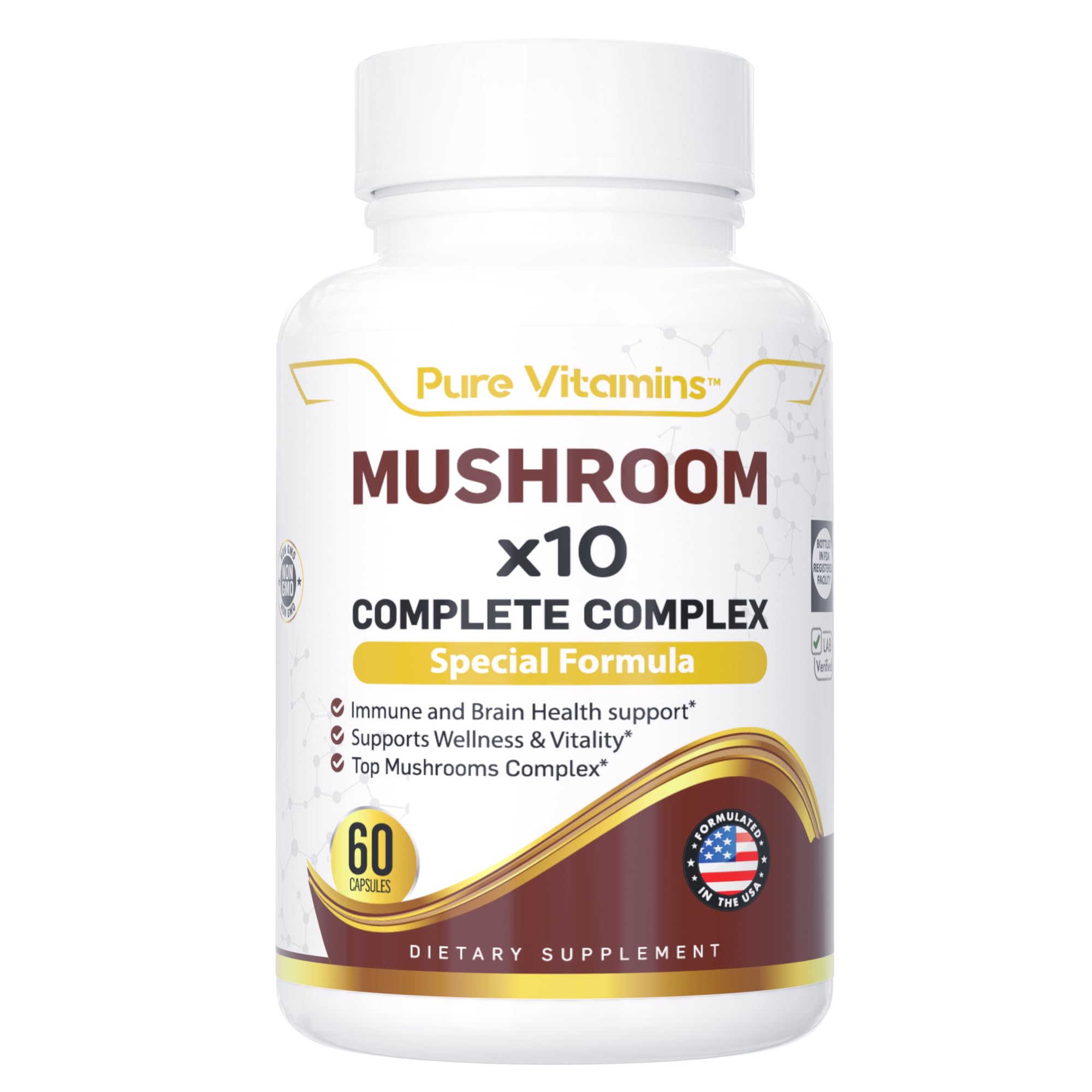 Mushroom supplement for brain health