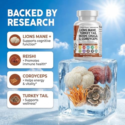 Mushroom supplement for cognitive support