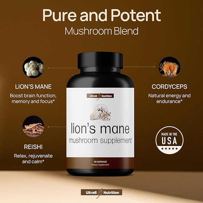 mushroom supplement for cognitive support