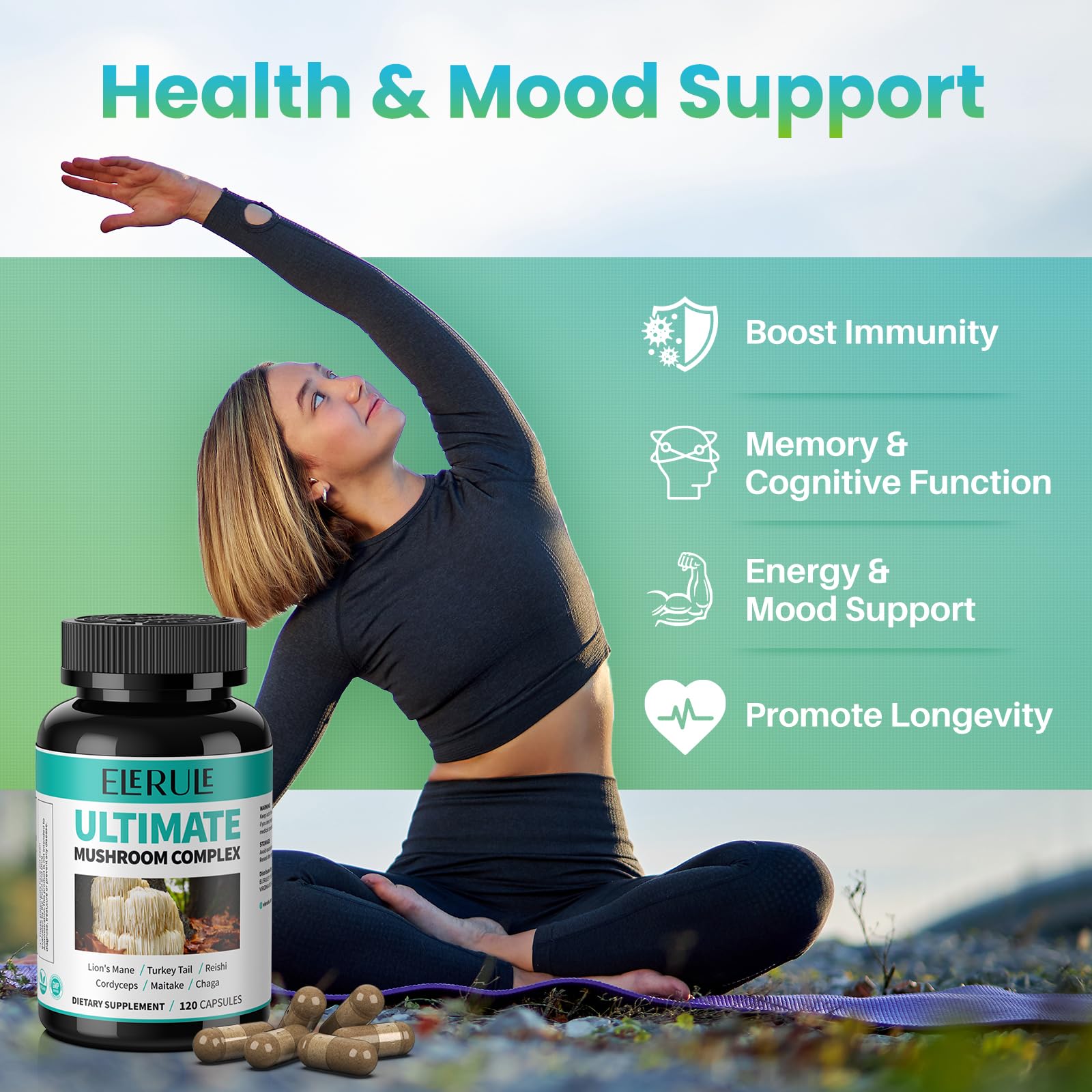 mushroom supplement for energy boost