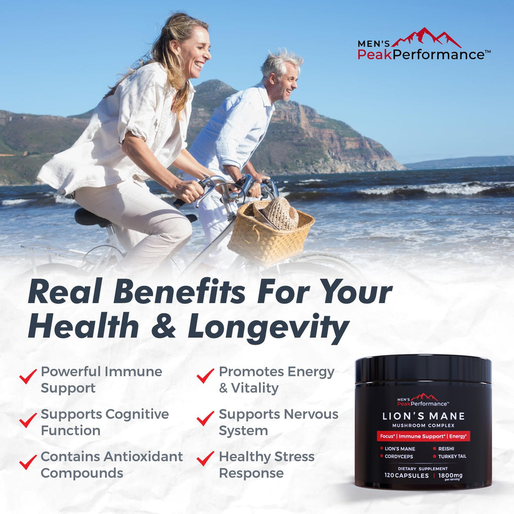 Mushroom supplement for enhanced focus