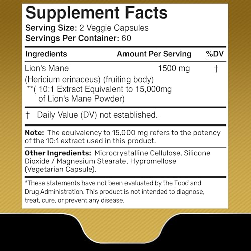 mushroom supplement for improved focus