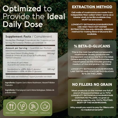 mushroom supplement for overall health