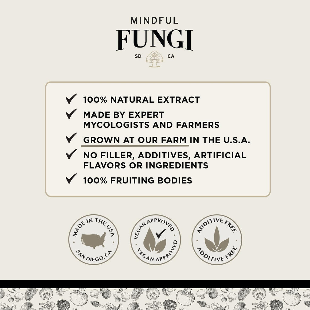 Mushroom supplement for overall health