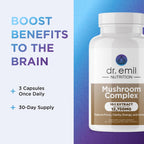 Mushroom supplement for overall wellness