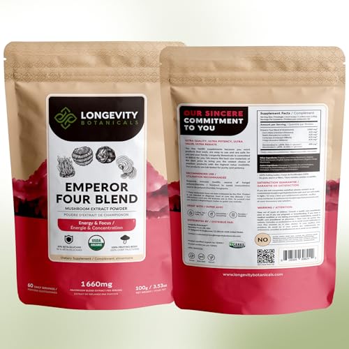 Mushroom supplement for overall wellness