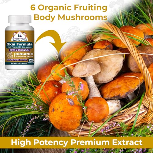 mushroom supplement for radiant skin