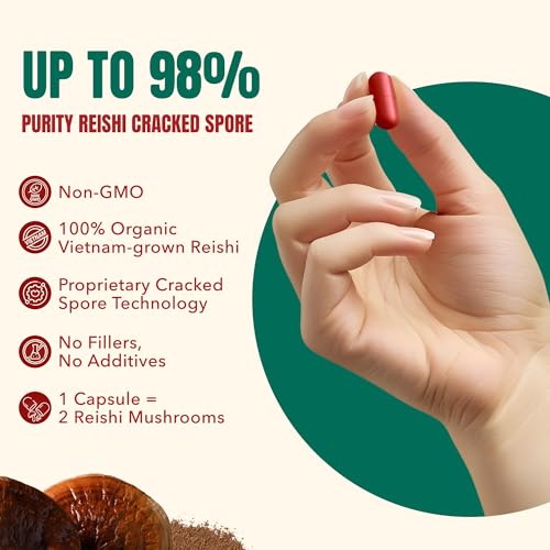 Mushroom supplement for stress relief