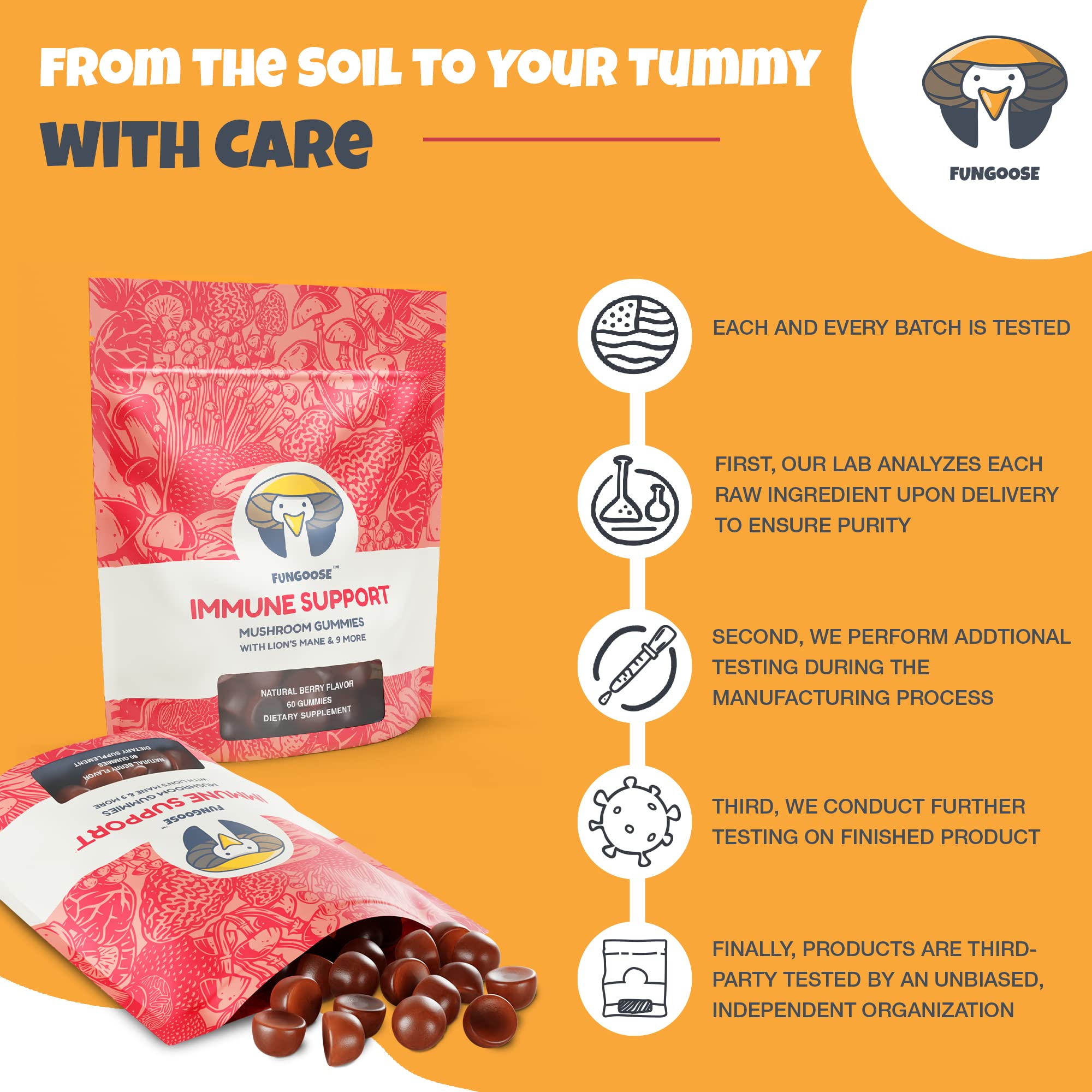 mushroom supplement for stress relief