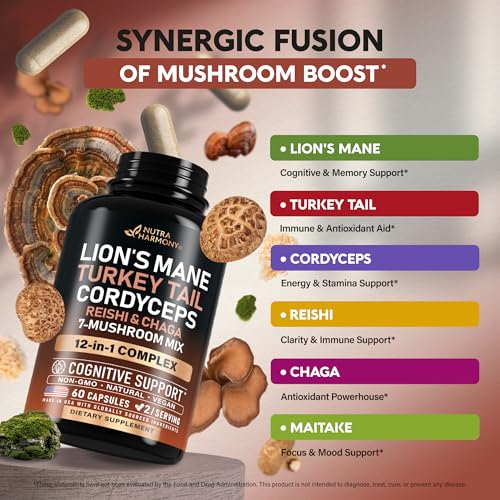 mushroom supplement for stress relief