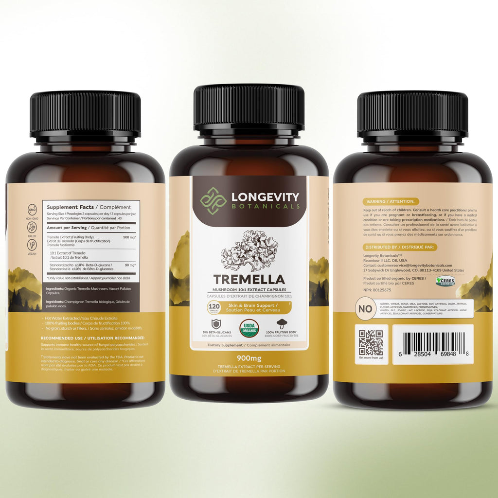 mushroom supplement for vibrant skin