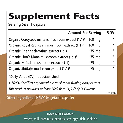 mushroom supplement for vitality