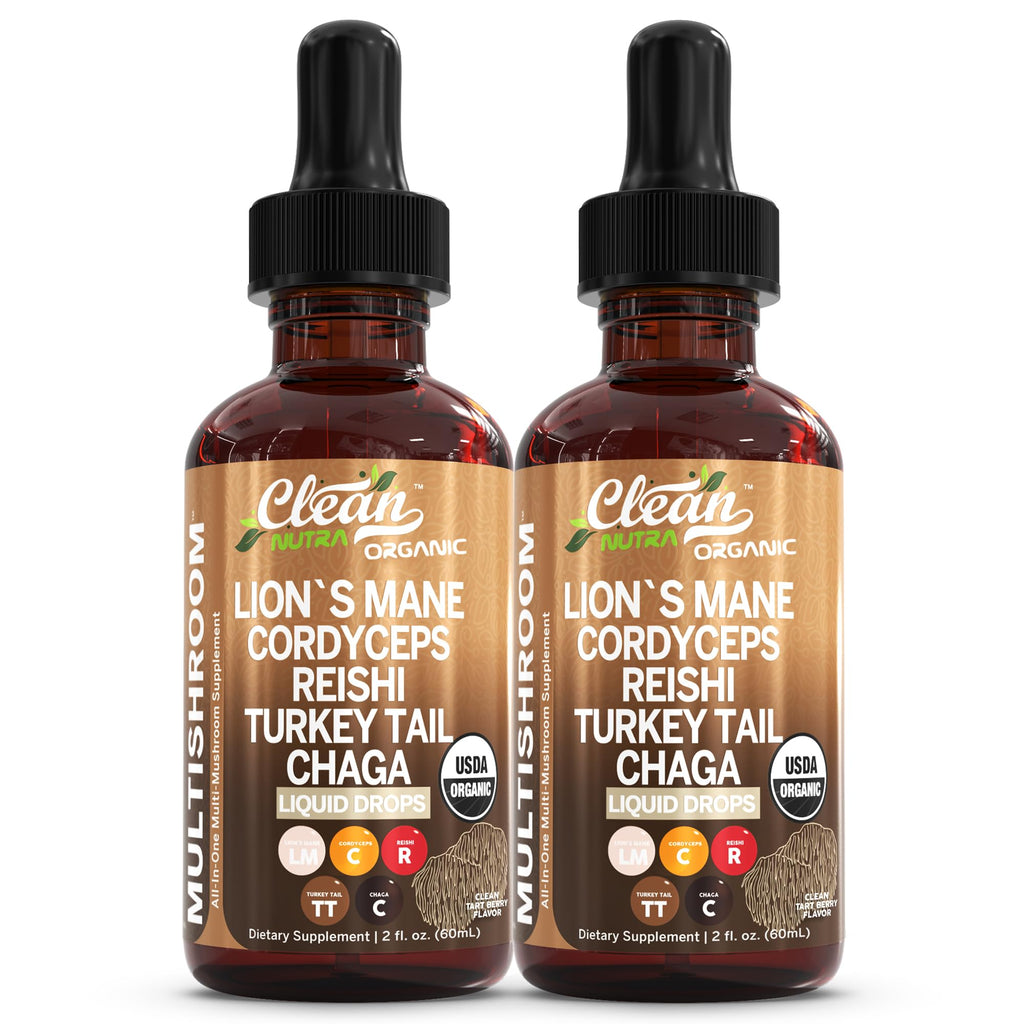 Mushroom supplement liquid drops