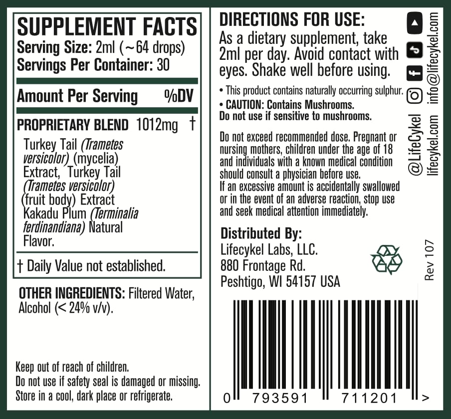 mushroom supplement with antioxidants